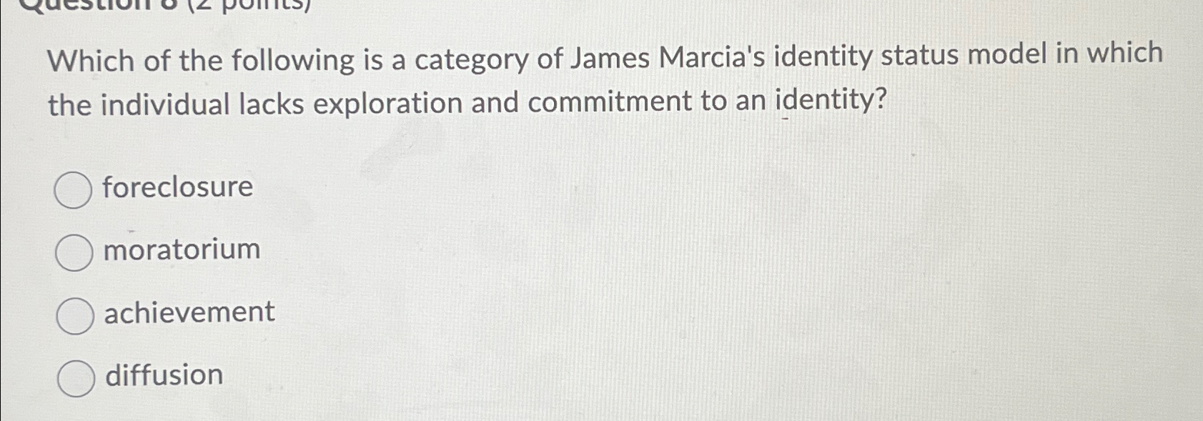 Solved Which of the following is a category of James | Chegg.com
