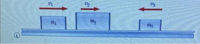 Solved Three carts of masses m1 = 5.50 kg, m2 = 9.50 kg, and | Chegg.com