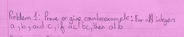 Solved Problem 1 Prove Or Give Counterexample For All 