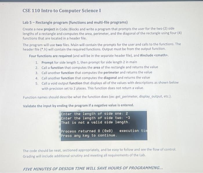 Solved complete lab #5 make sure its c++ and runs for a | Chegg.com