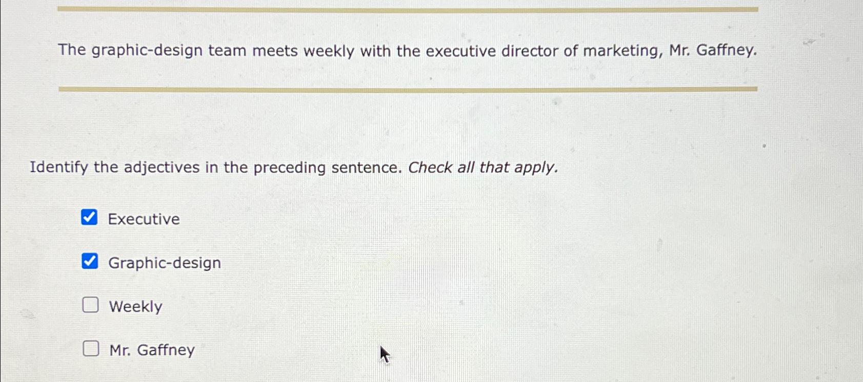 Solved The graphic-design team meets weekly with the | Chegg.com