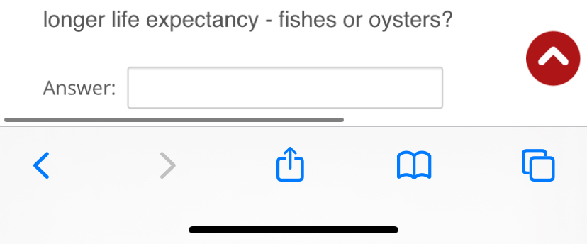 Solved longer life expectancy - ﻿fishes or oysters?Answer: | Chegg.com