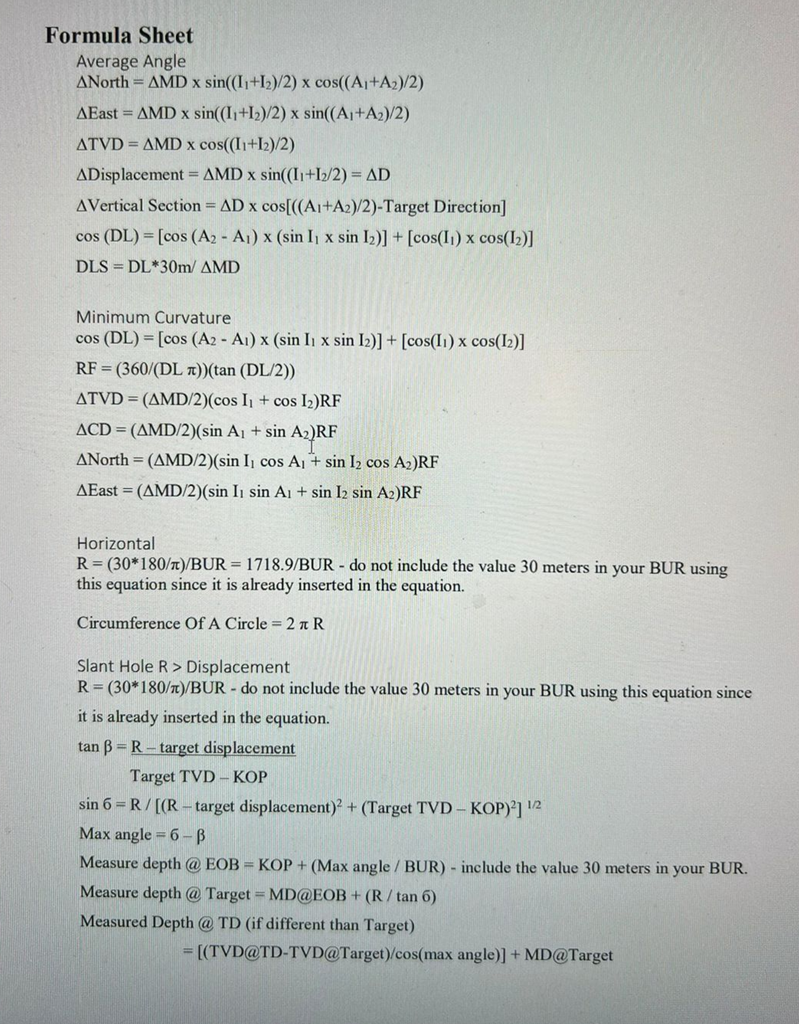 Solved Calculate the lowest kick off point (KOP) ﻿for a | Chegg.com