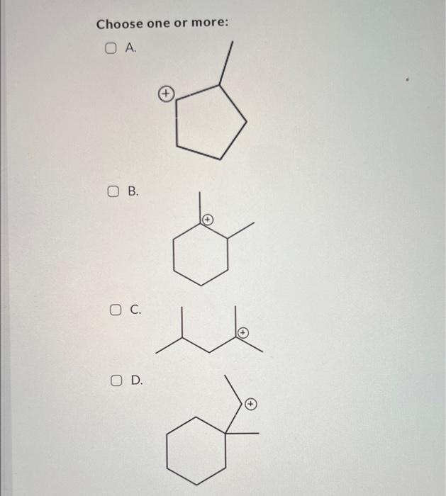Solved Select all of the molcules that will readily undergo | Chegg.com