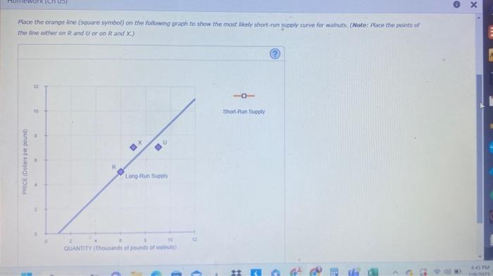 Solved 10. Price elasticity of supply in the short run and | Chegg.com