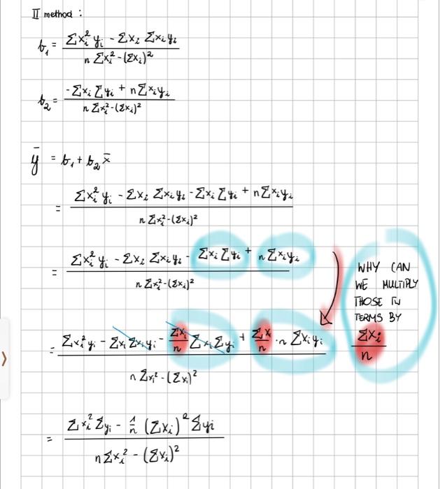 Solved Econometrics, why can we multiply those two terms by | Chegg.com