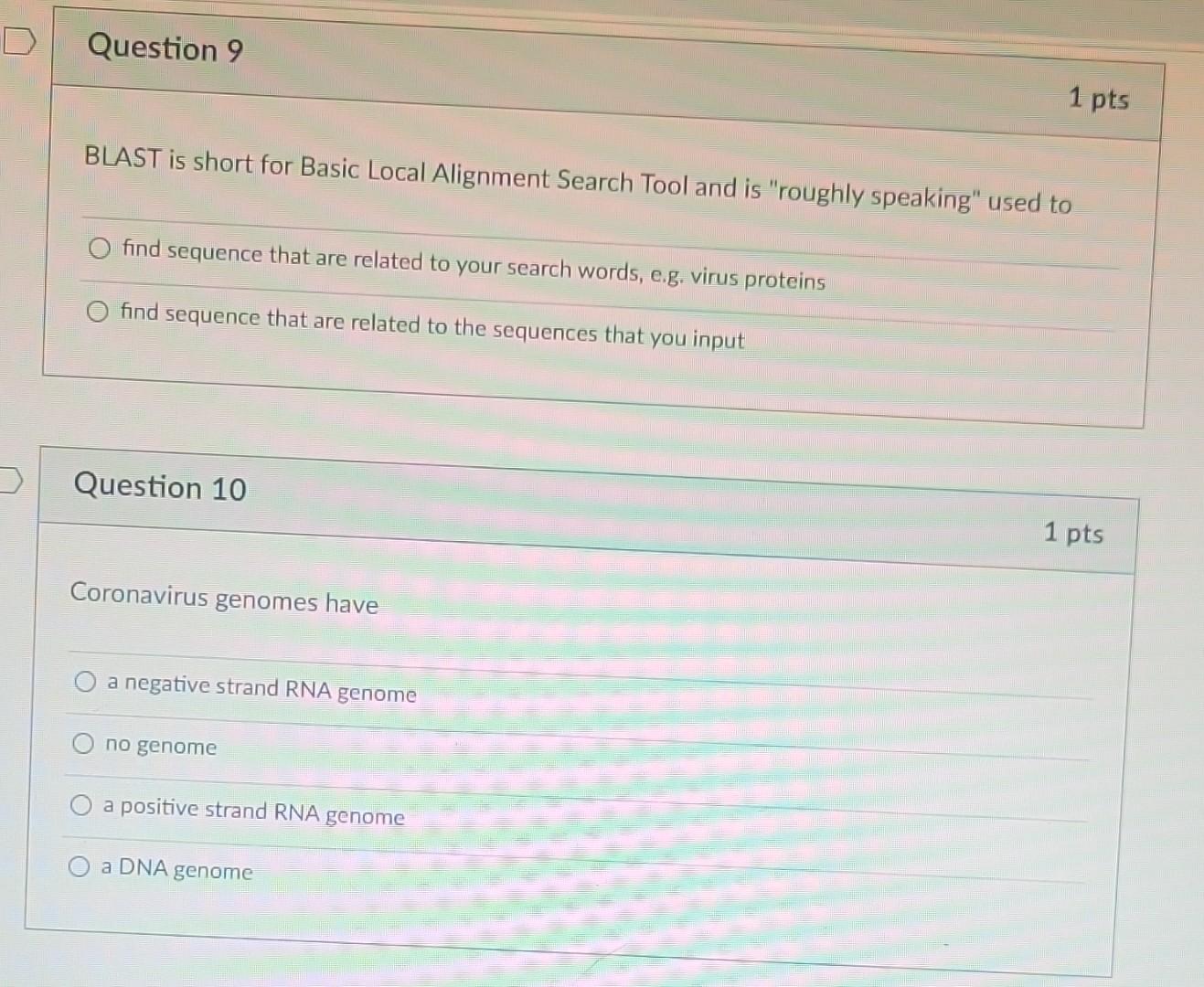 Solved BLAST is short for Basic Local Alignment Search Tool | Chegg.com