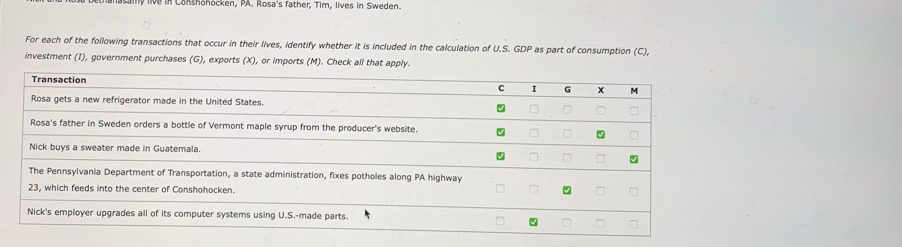Solved For each of the following transactions that occur in | Chegg.com