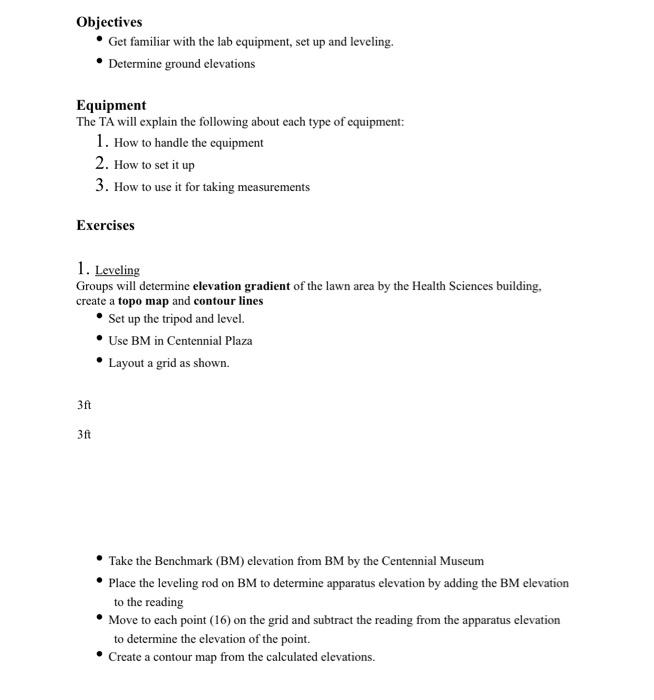 Solved Objectives Get familiar with the lab equipment, set | Chegg.com
