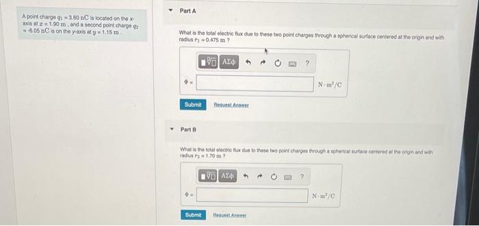 Solved A point charge q1=3.60nC is located on tho x.axis at | Chegg.com