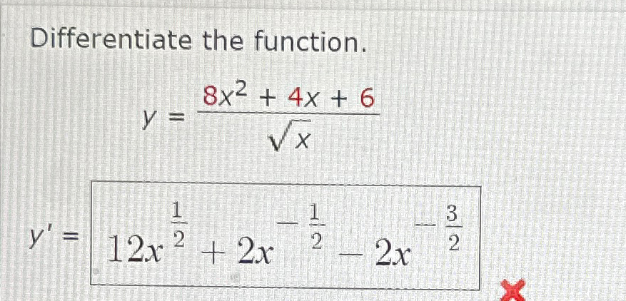 Differentiate the | Chegg.com