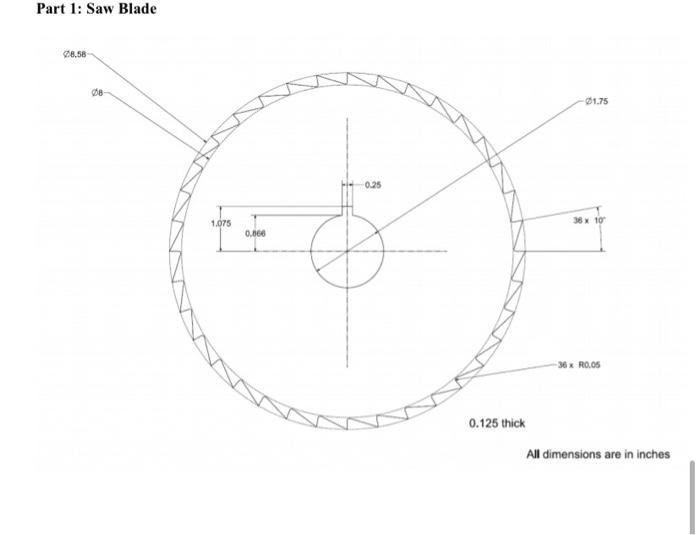 Solved All parts to be modelled in this exam come from the | Chegg.com