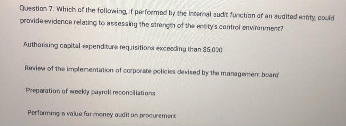 Solved 01/ ISA 580 Written Representations requires the | Chegg.com