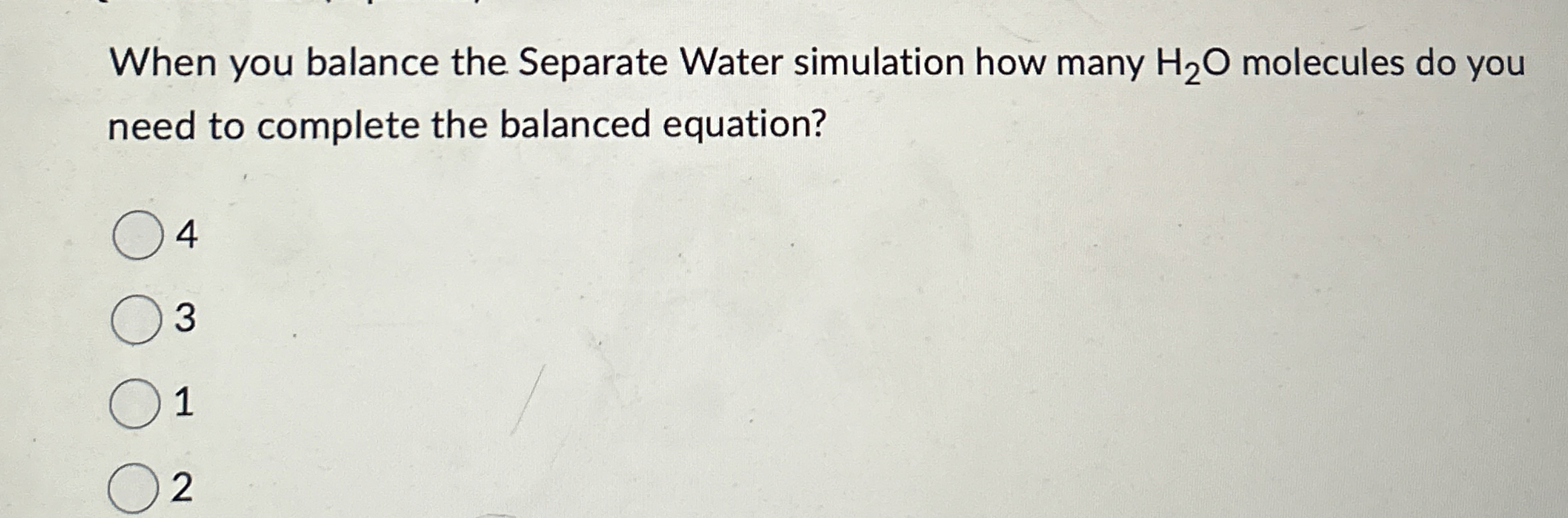 Solved When you balance the Separate Water simulation how | Chegg.com