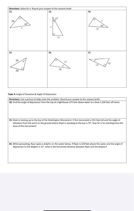 Solved Name: Date: Per: Unit 7 Test Study Guide (Risht | Chegg.com