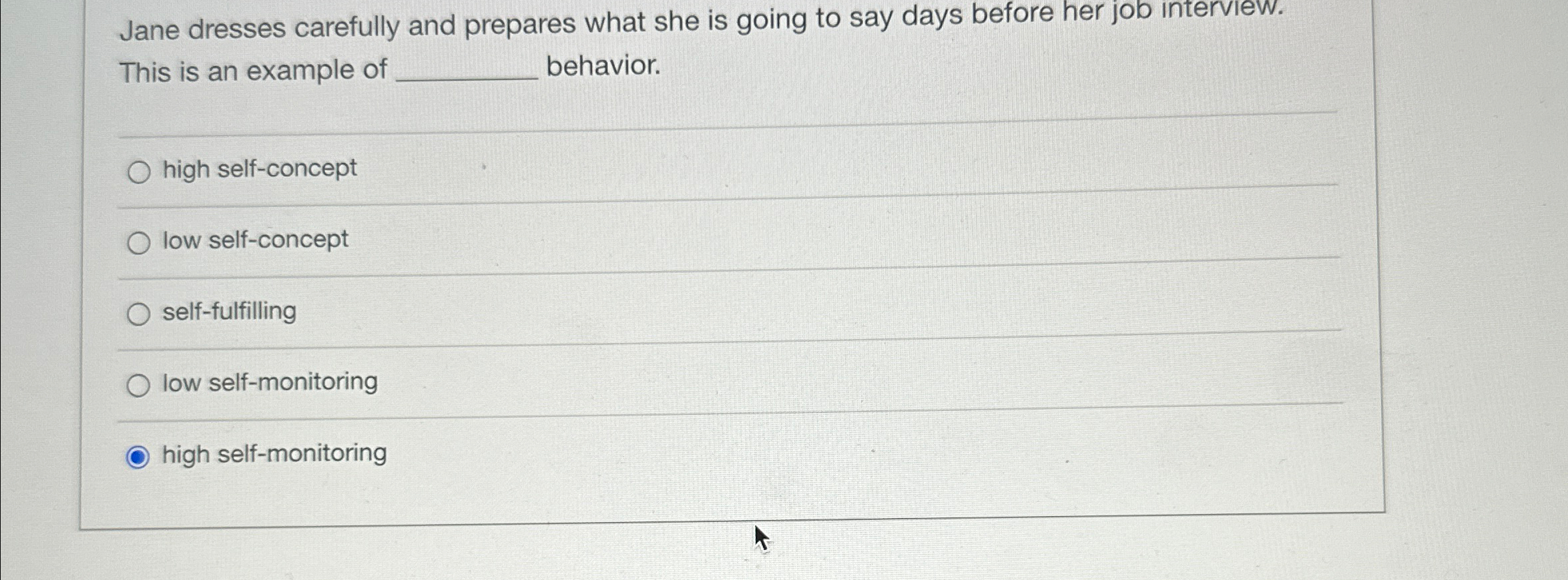 Solved Jane dresses carefully and prepares what she is going | Chegg.com