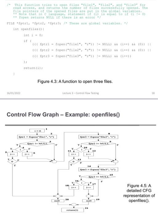 Solved (CFG) identify a set of entry-exit paths to satisfy | Chegg.com