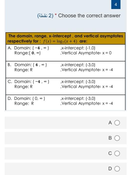 Solved (2 ( 2)∗ Choose the correct answer range, | Chegg.com