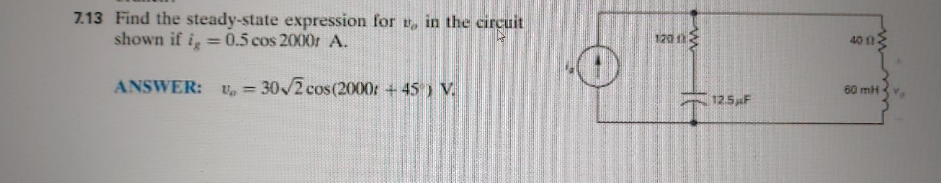 Solved 7.13 Find the steady-state expression for r in the | Chegg.com
