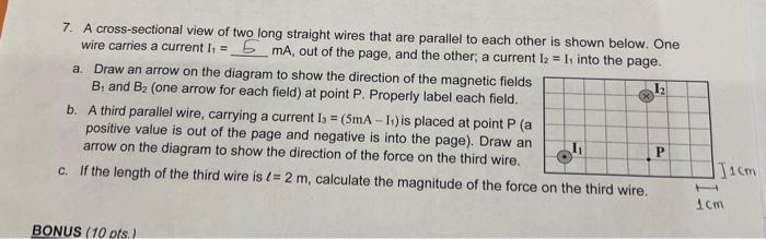 Solved 6. (5 pts. each) A current-carrying rectangular loop | Chegg.com