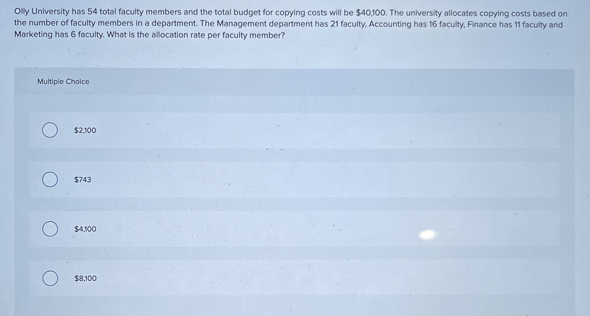 Solved Olly University has 54 ﻿total faculty members and the | Chegg.com