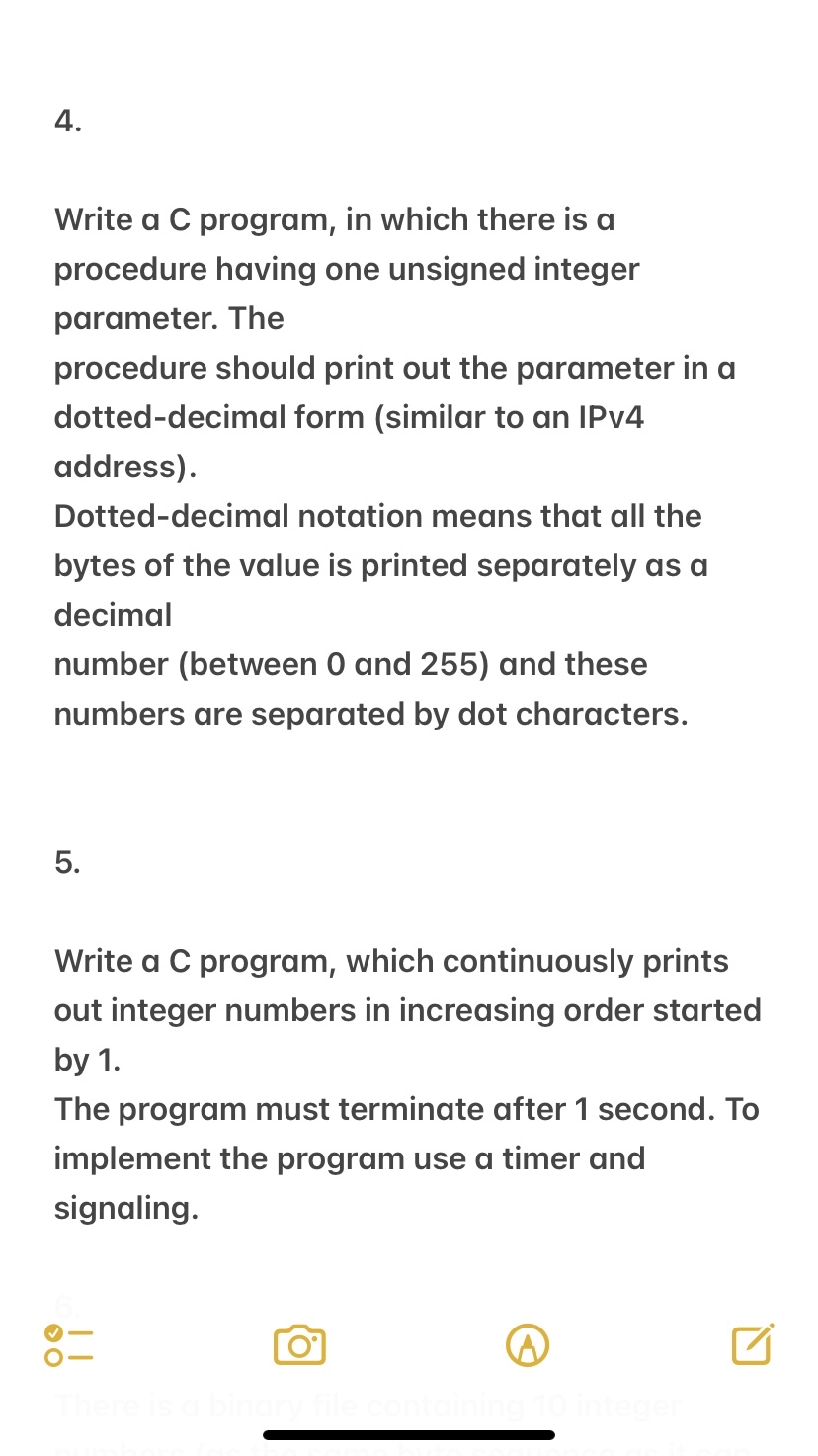 Solved Write a C program, in which there is a procedure | Chegg.com