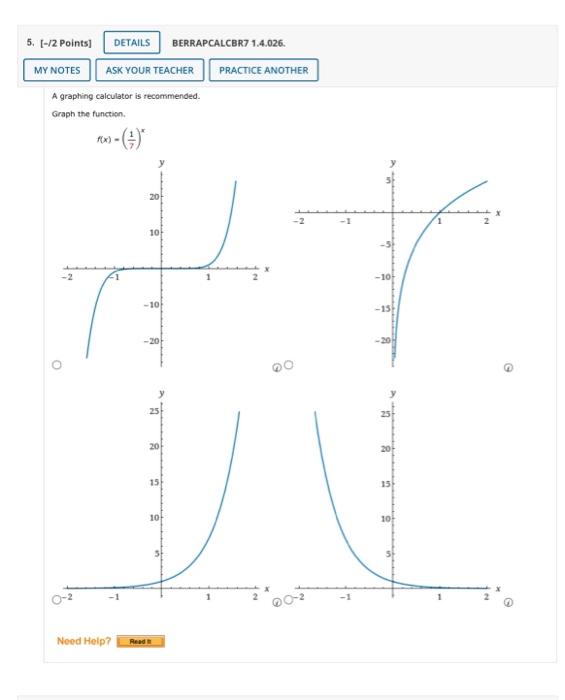 Solved A graphing calculator is recommended. Graph the | Chegg.com