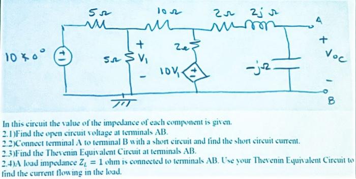 Solved v(t)=100cos(1000t) 1.1)Draw the circuit using phasors | Chegg.com