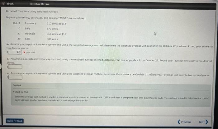 Solved Hi, please see below question about Perpetual | Chegg.com