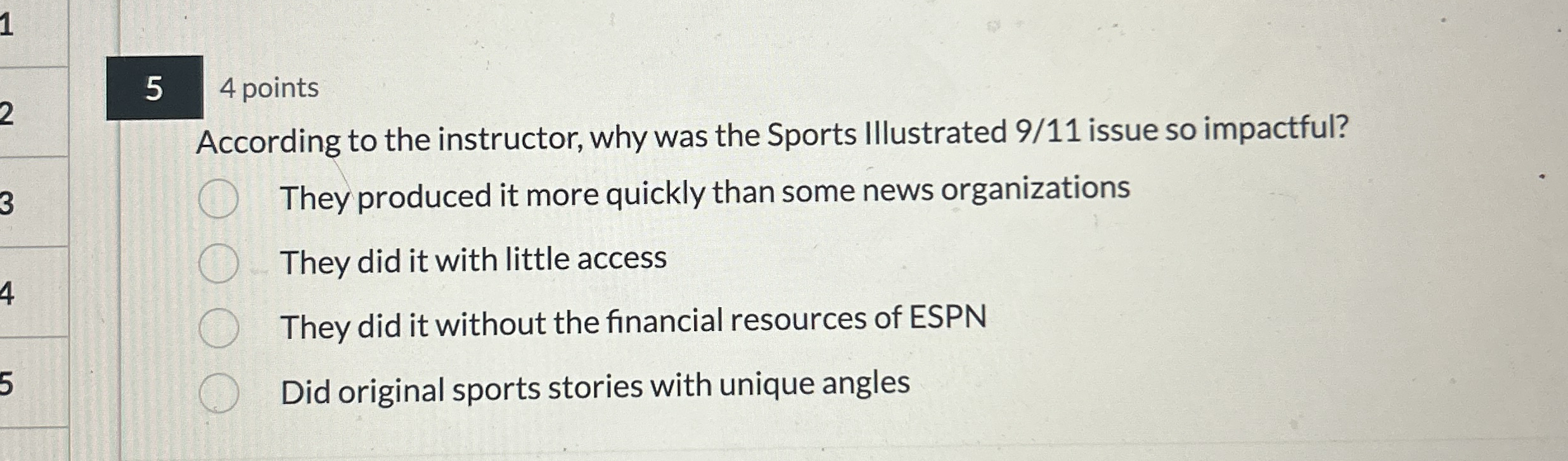 Solved 54 ﻿pointsAccording to the instructor, why was the | Chegg.com