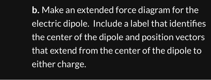 Solved 4. An Electric Dipole The most common example of an | Chegg.com
