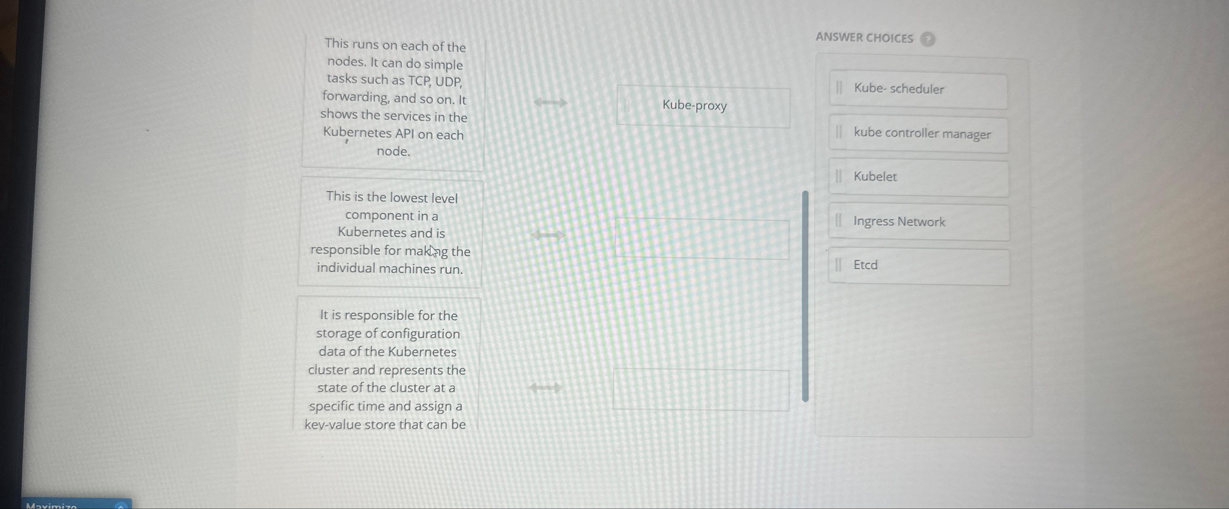 Solved This runs on each of the nodes. It can do simple | Chegg.com