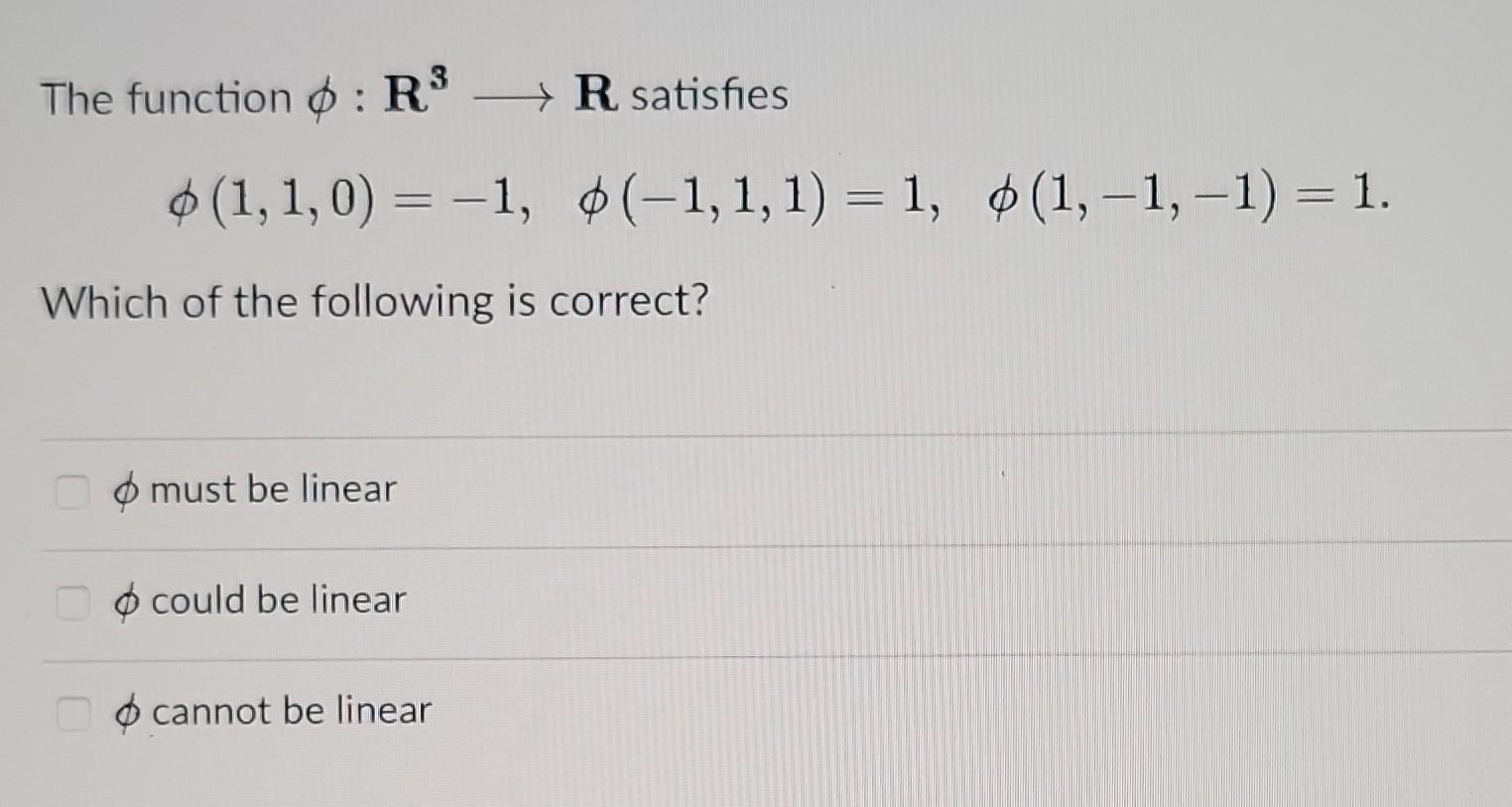 Solved The function ϕ:R3 R satisfies | Chegg.com