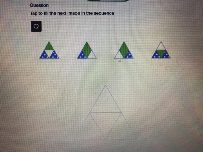Solved based in the pattern, complete the next shape - | Chegg.com