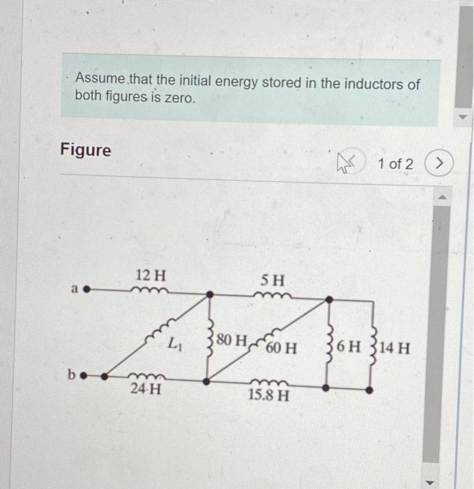 Solved Assume that the initial energy stored in the | Chegg.com