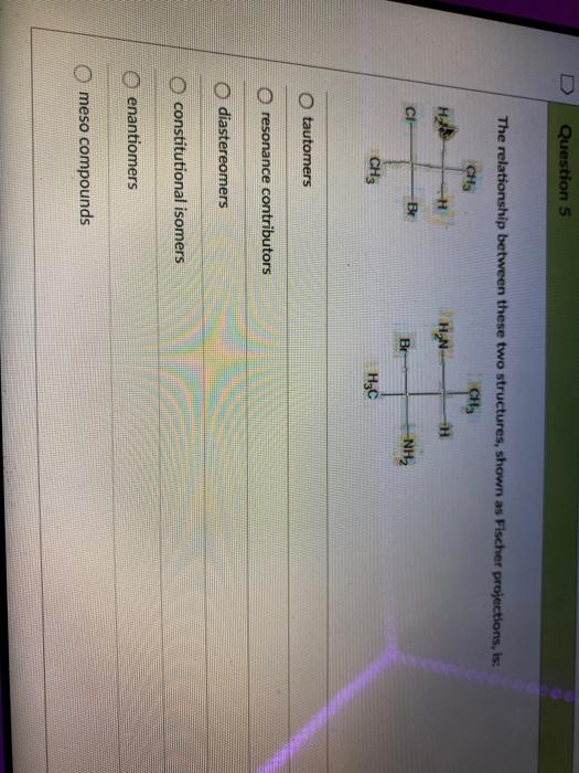 Solved Question 5 The relationship between these two | Chegg.com