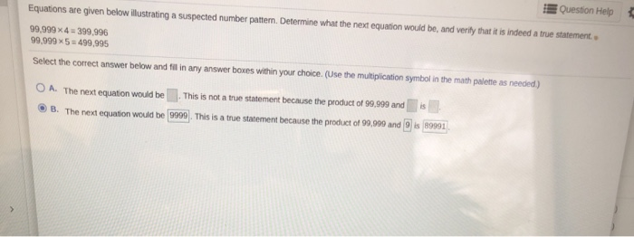 Solved Question Help O Determine Whether The Sequence Is An 