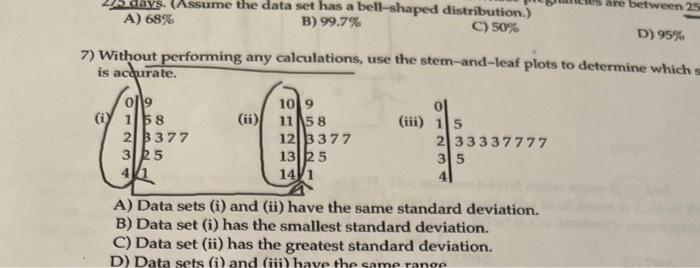 Solved 6) The mean length of a human pregnancy is 266 days, | Chegg.com