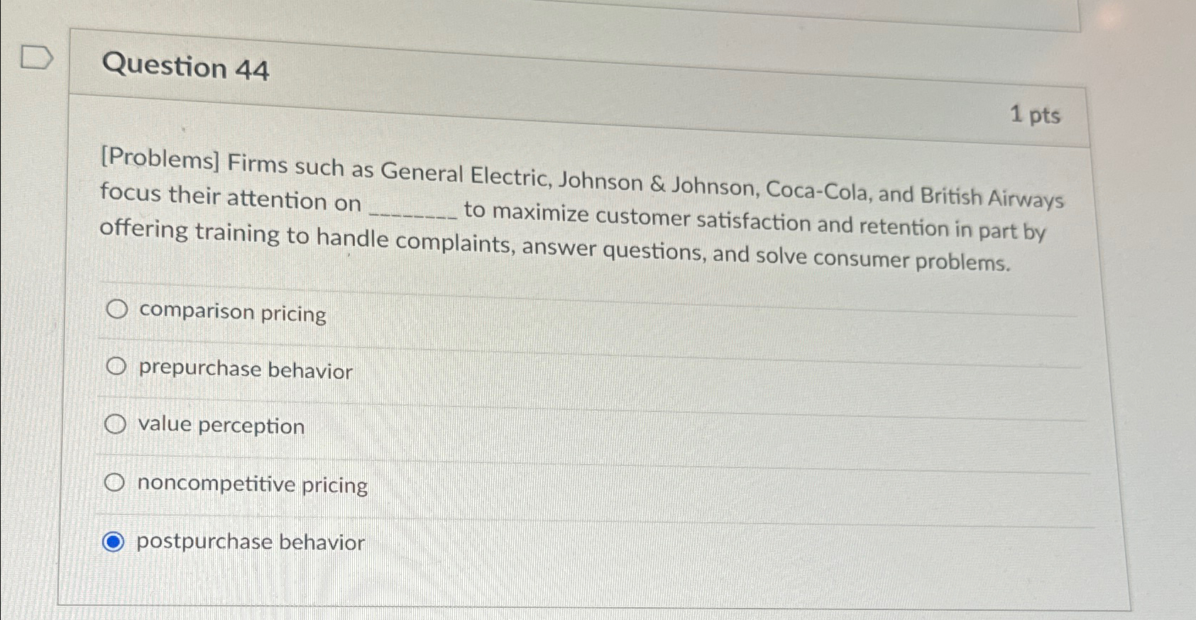 Solved Question 441 ﻿pts[Problems] ﻿Firms such as General | Chegg.com
