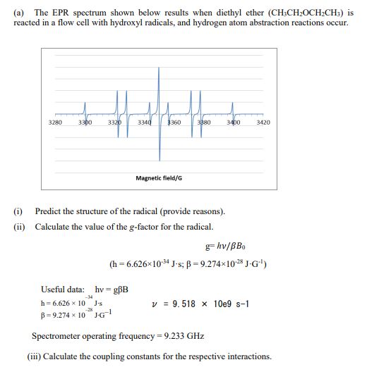 Solved Please answer (iii) ﻿Calculate the coupling constants | Chegg.com