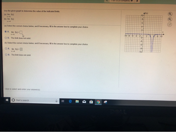 Solved Use the given graph to determine the value of the | Chegg.com