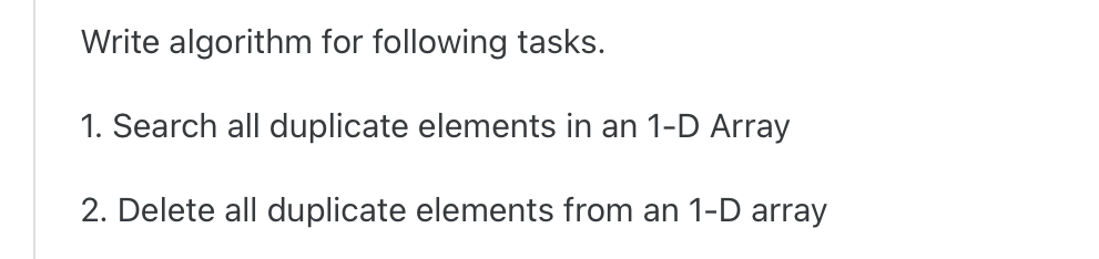 Solved Write Algorithm For Following Taskssearch All 7079