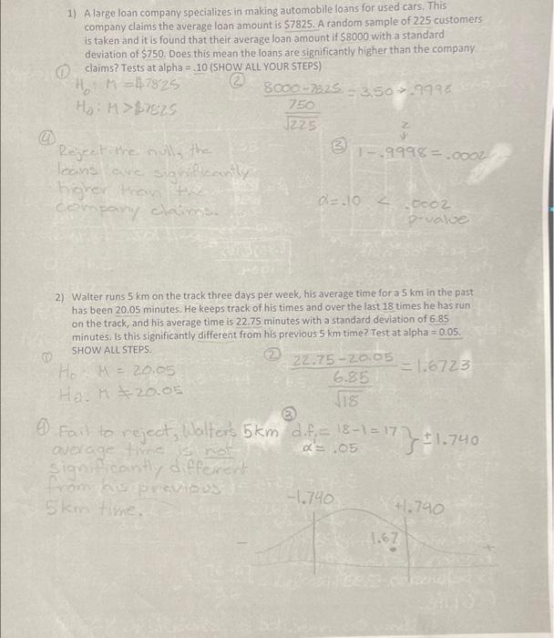 Solved Hi, I just need someone to please check my work and | Chegg.com