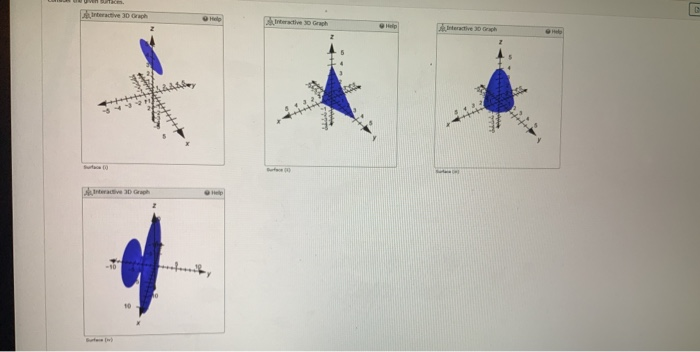 Solved Match the following parametrizations to the | Chegg.com