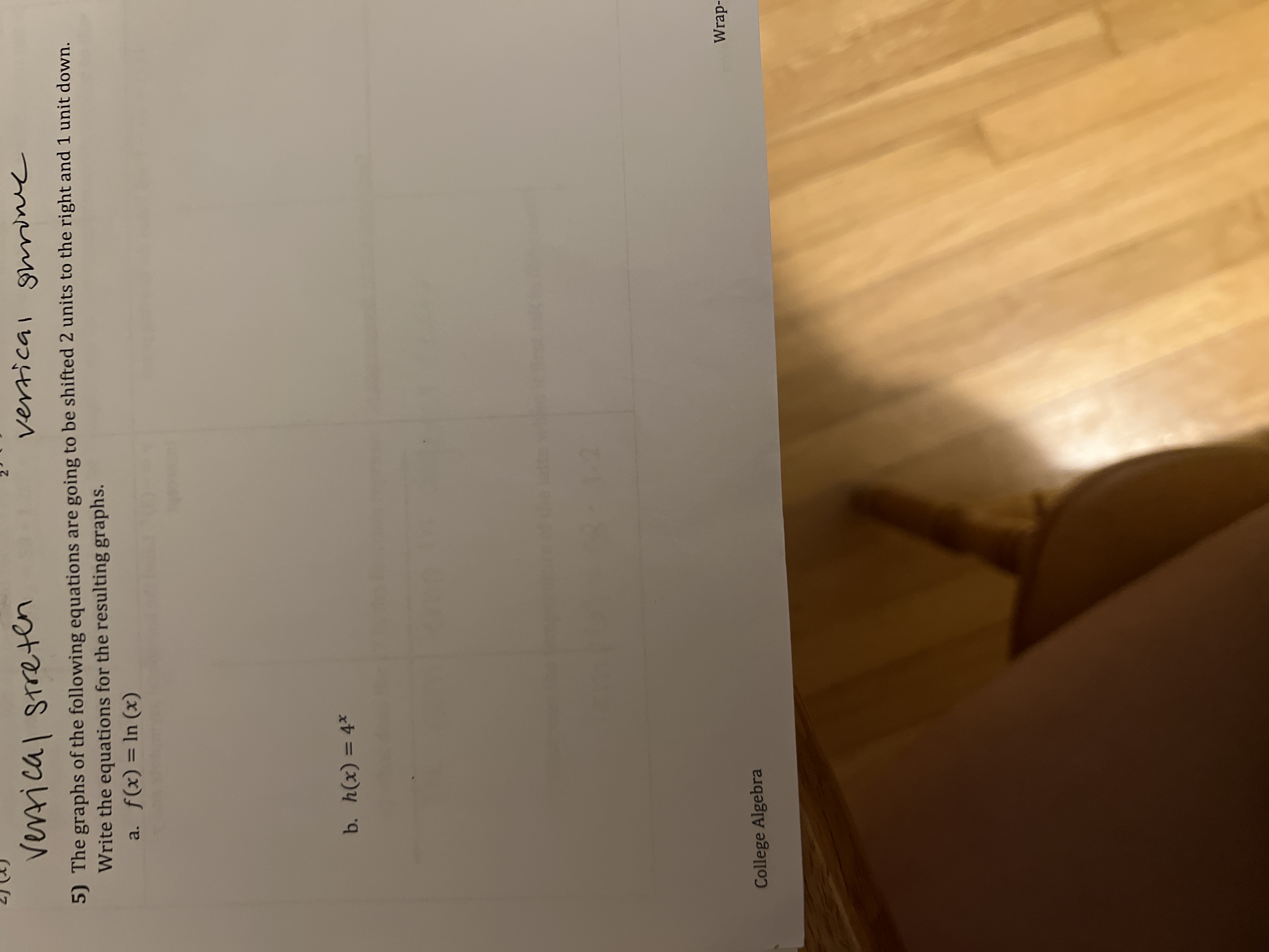 The graphs of the following equations are going to be | Chegg.com