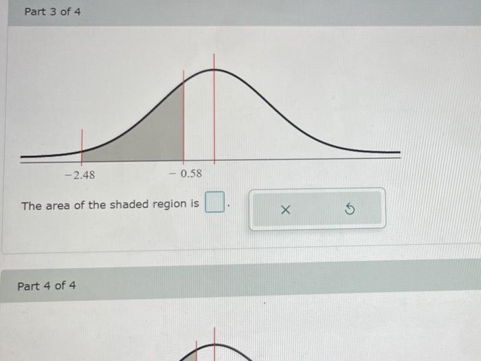 Solved Find each of the shaded areas under the standard | Chegg.com