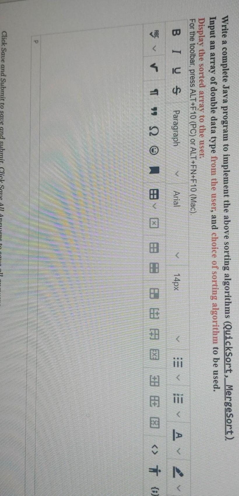Solved Write a complete Java program to implement the above | Chegg.com