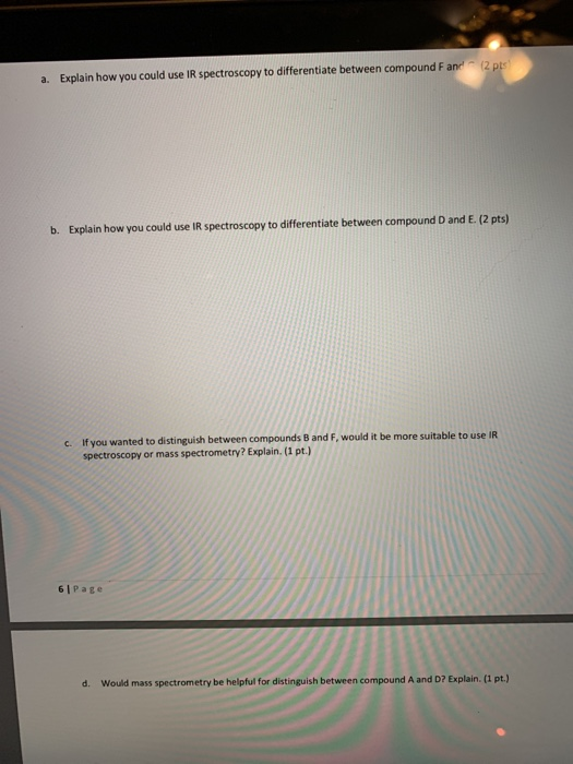 Solved 6 Consider The Following Sequence Of Reactions Ci
