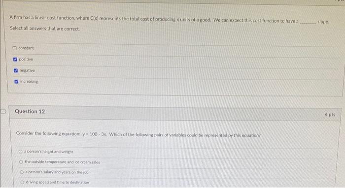 Solved A firm has a linear cost function, where C(x) | Chegg.com