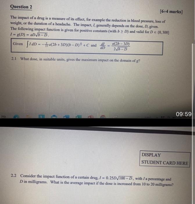 Solved DISPLAY STUDENT CARD HERE Question 1 Given a system | Chegg.com